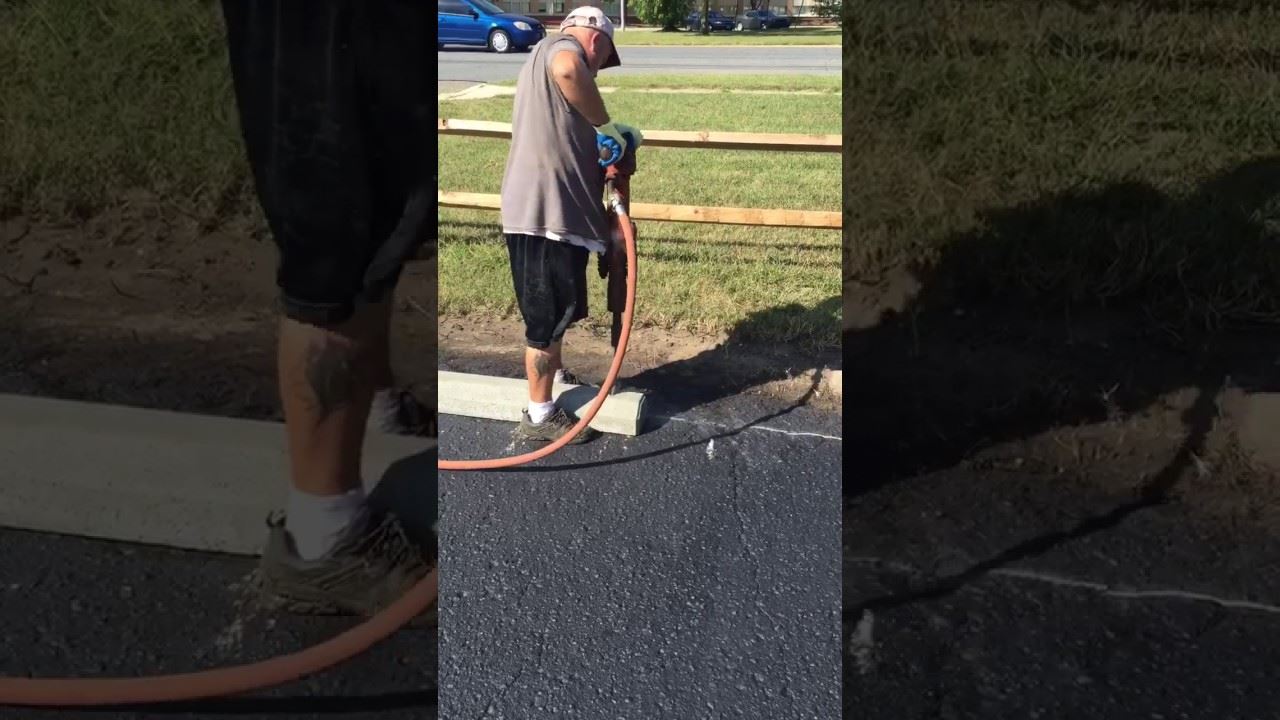 Bumper Block Installation | Mid Atlantic Asphalt